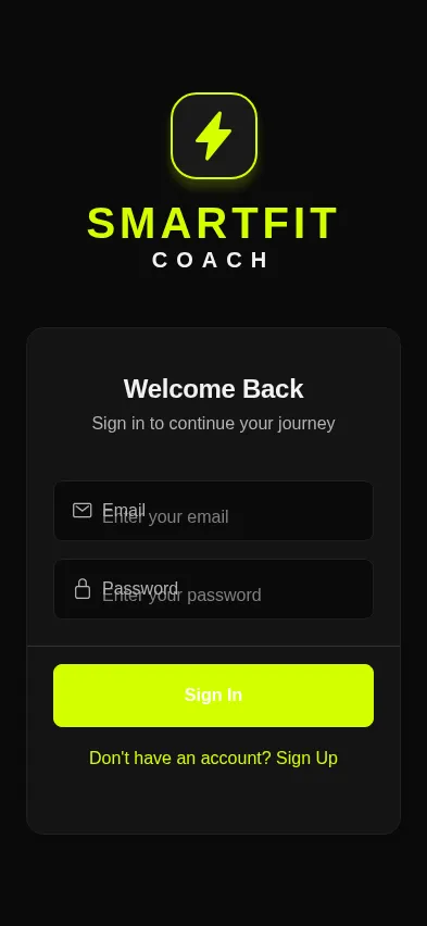 SmartFit Coach App