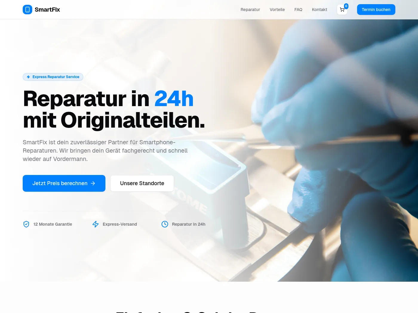 SmartFix Web Experience