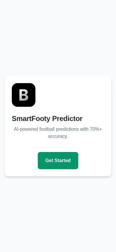 SmartFooty Predictor