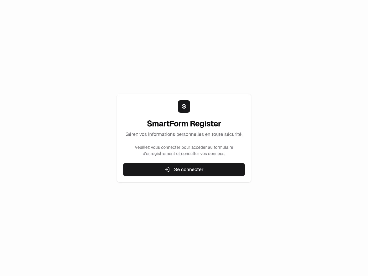 SmartForm Register