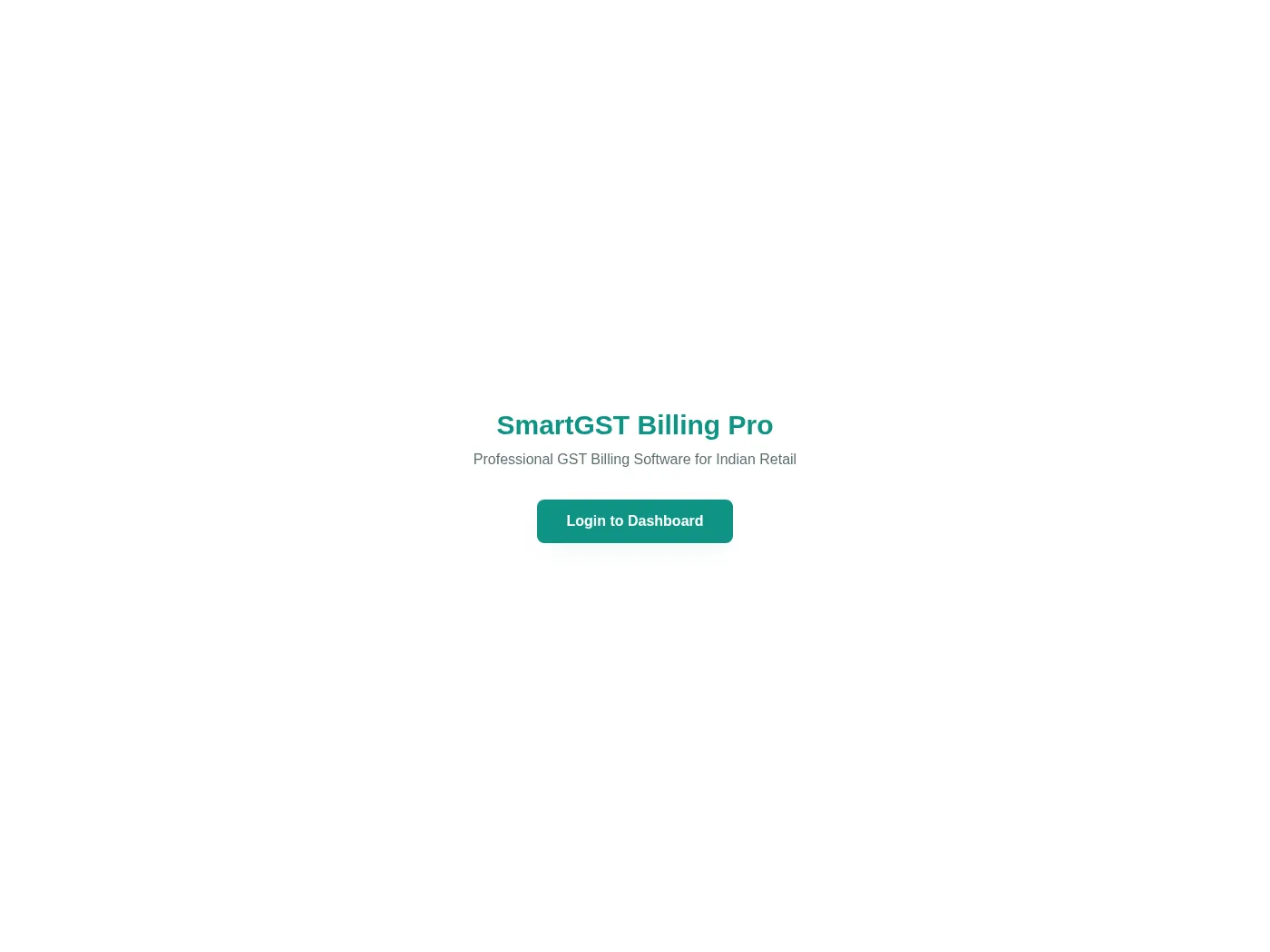 SmartGST Billing Pro