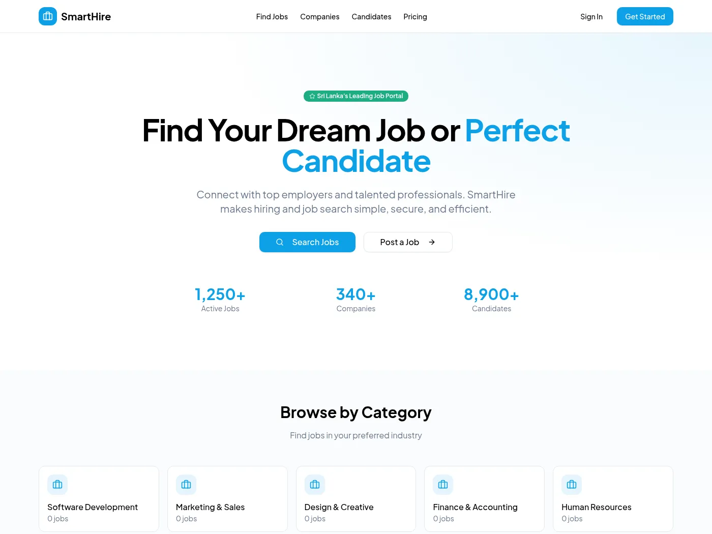 SmartHire Job Portal