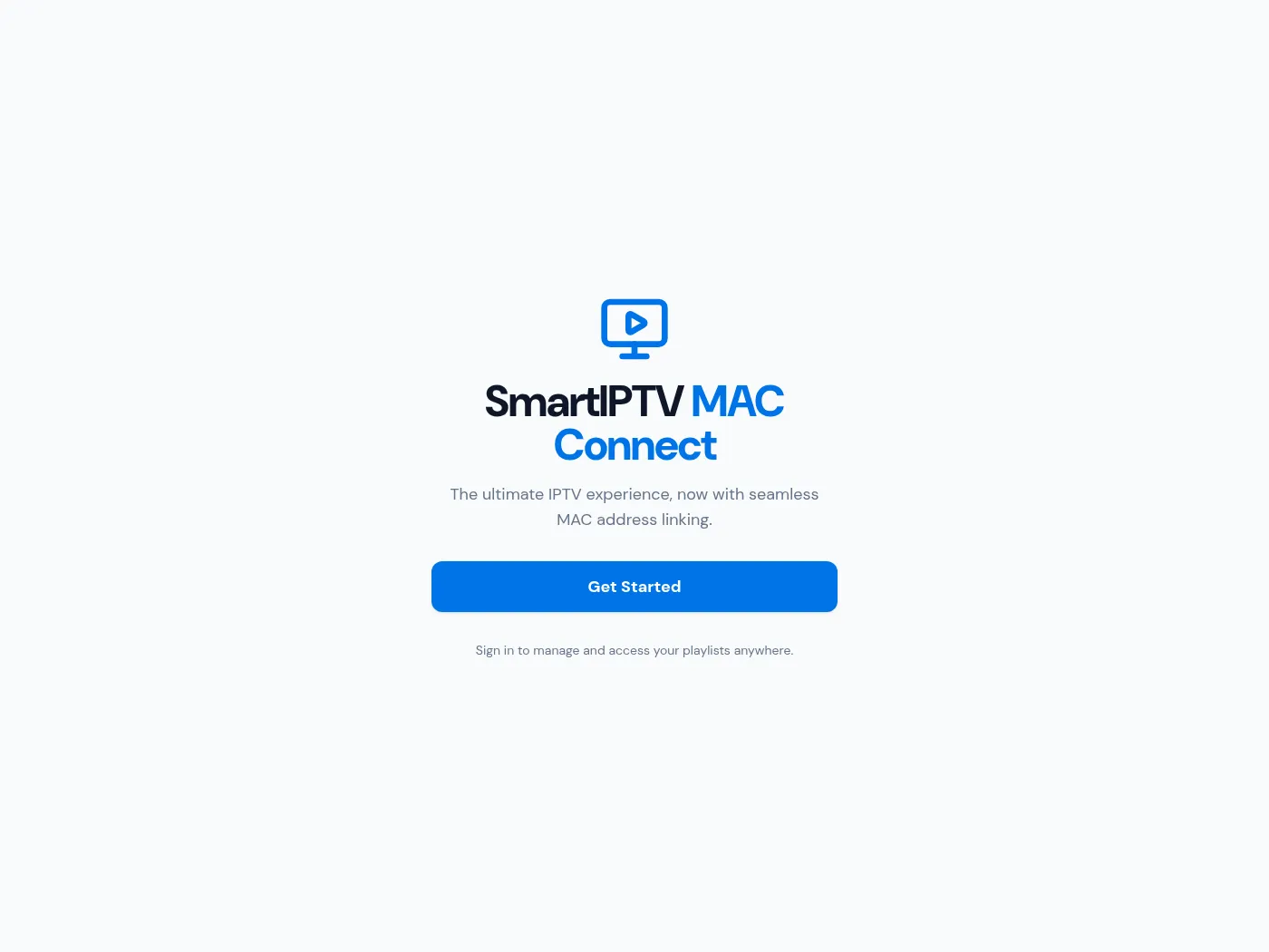 SmartIPTV MAC Connect