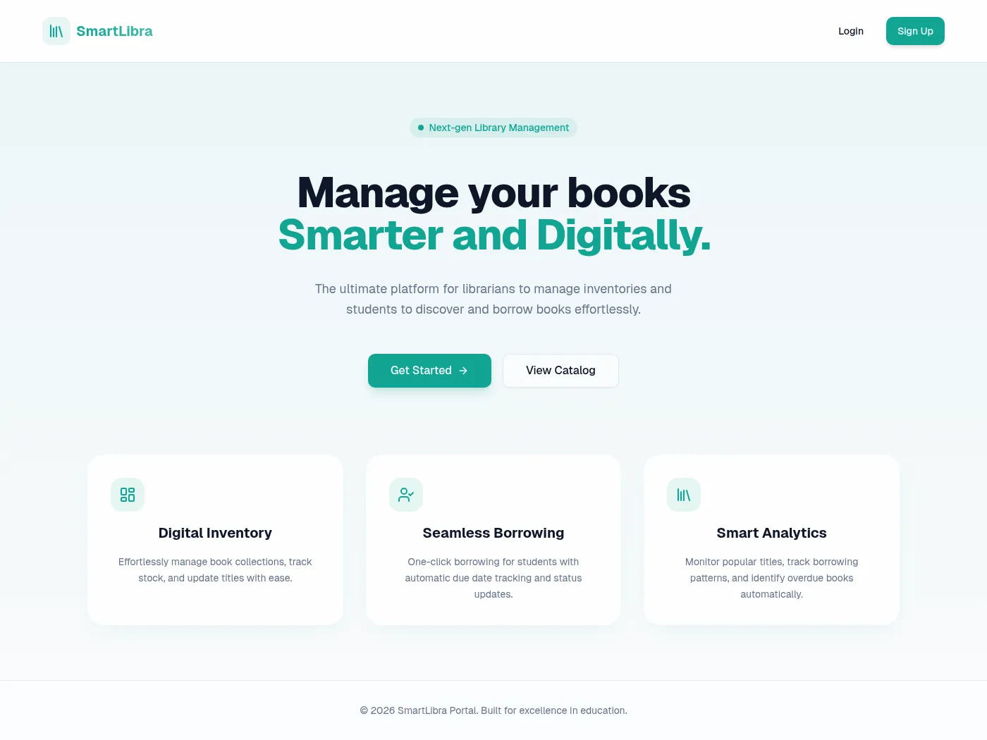 SmartLibrary Portal