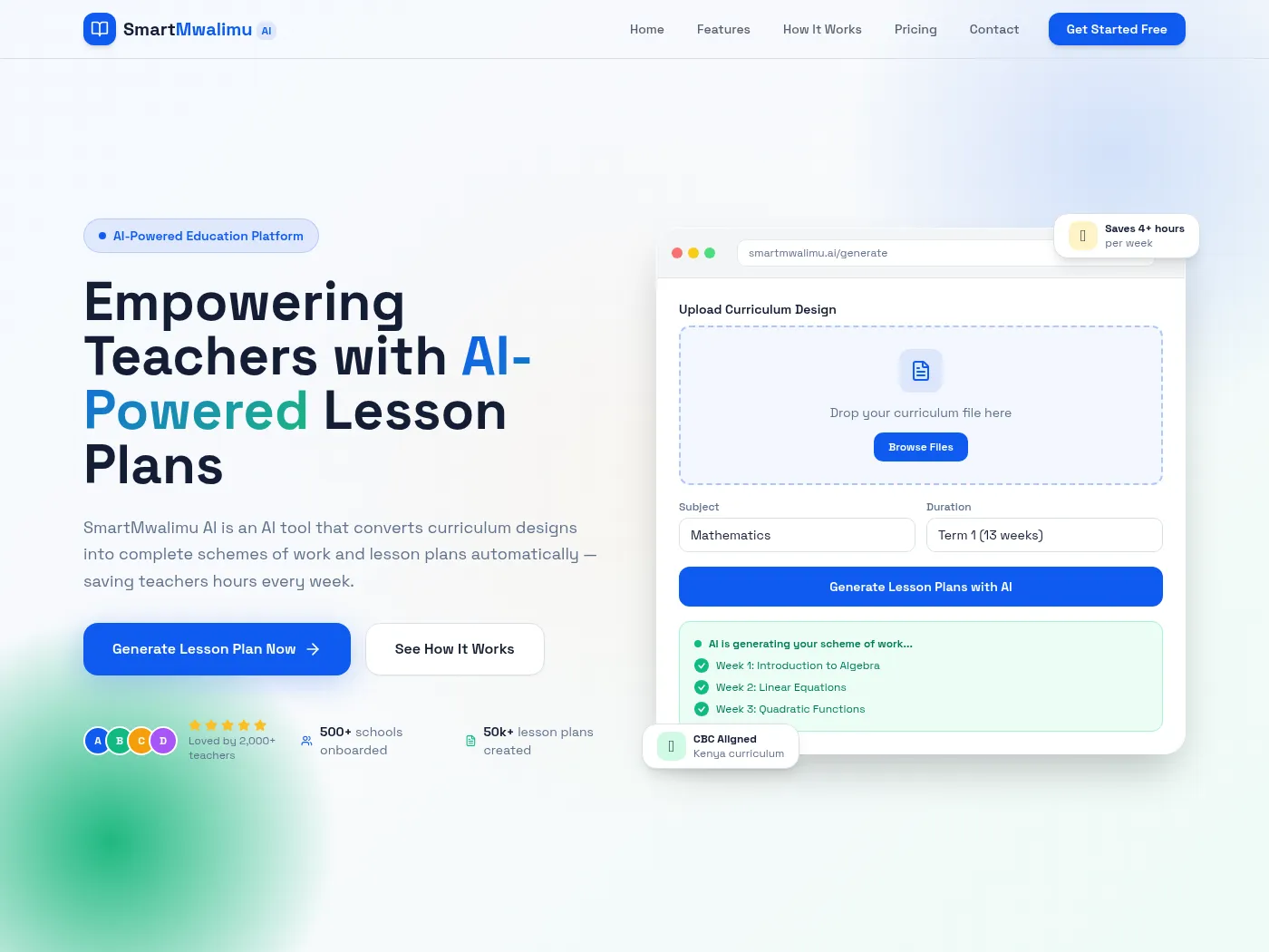 SmartMwalimu AI Platform