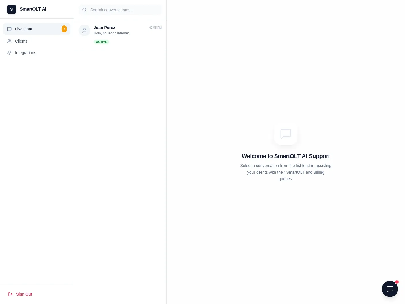 SmartOLT AI Chatbot