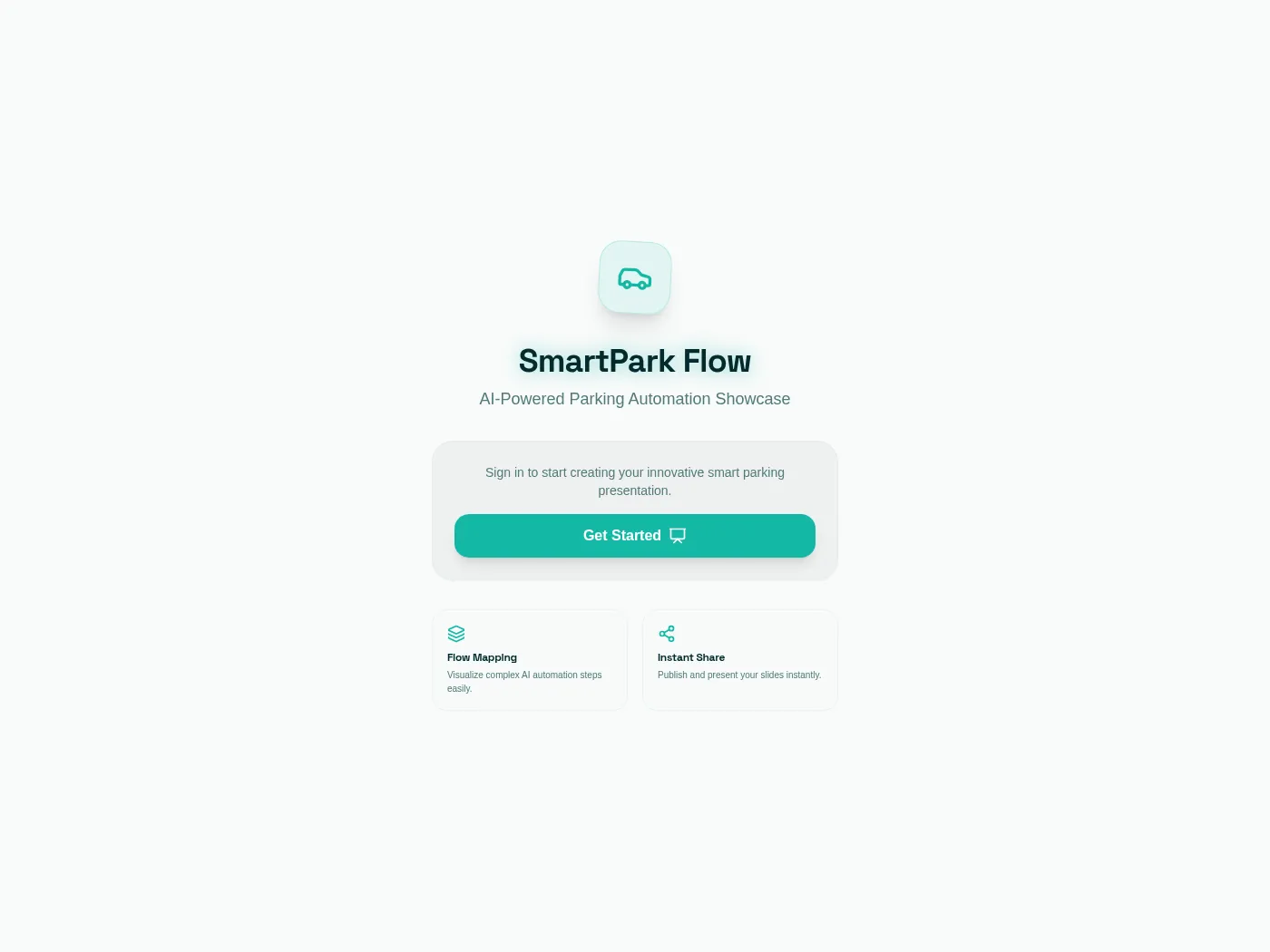 SmartPark Flow Presentation