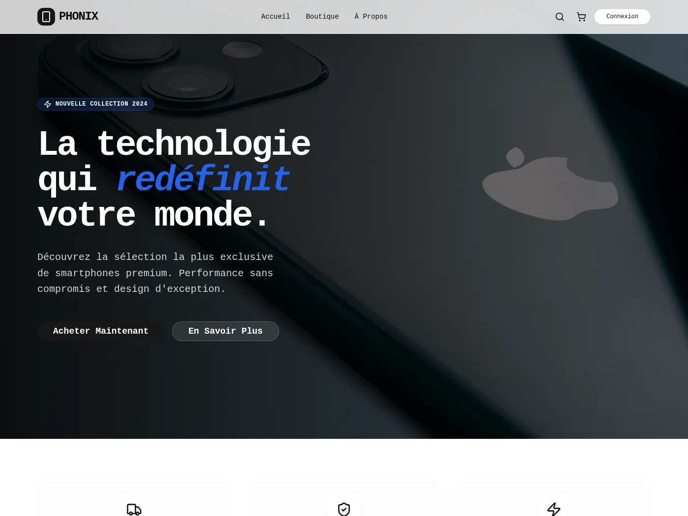 Smartphone Shop Site