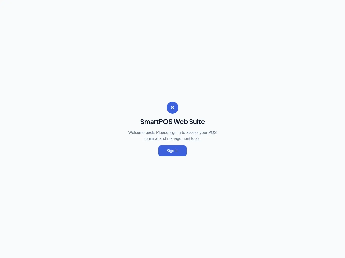 SmartPOS Web Suite