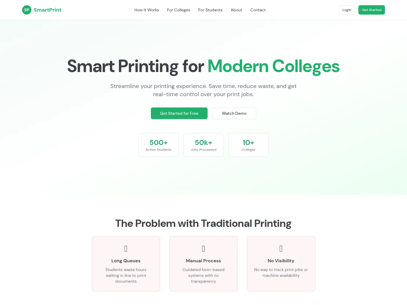 SmartPrint Web Interface