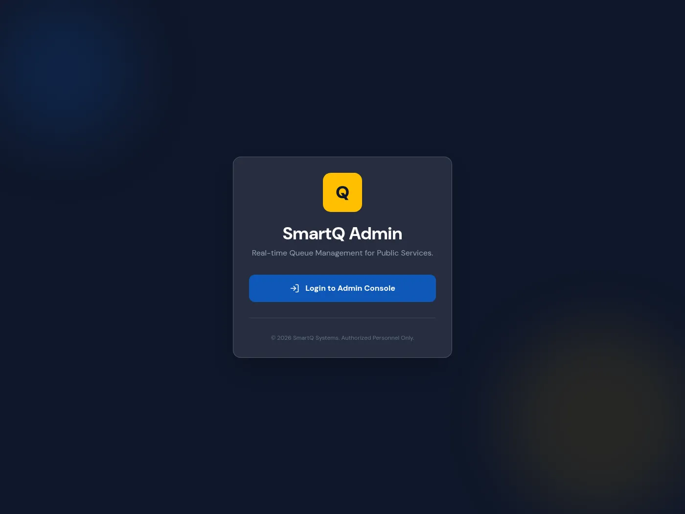 SmartQ Admin & LINE Bot