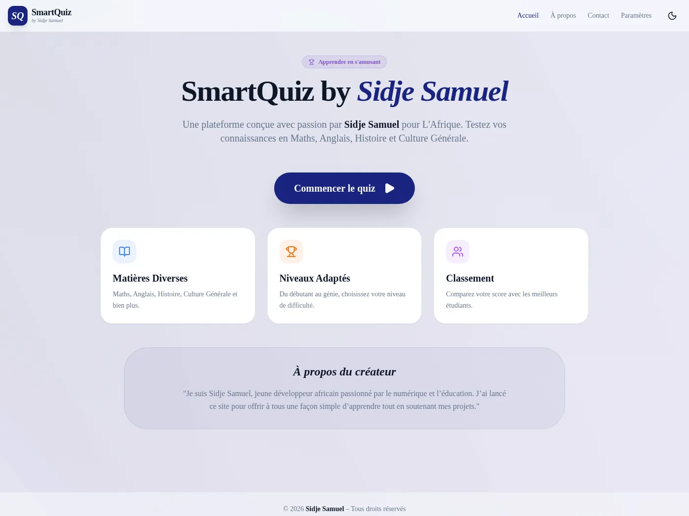 SmartQuiz Africa