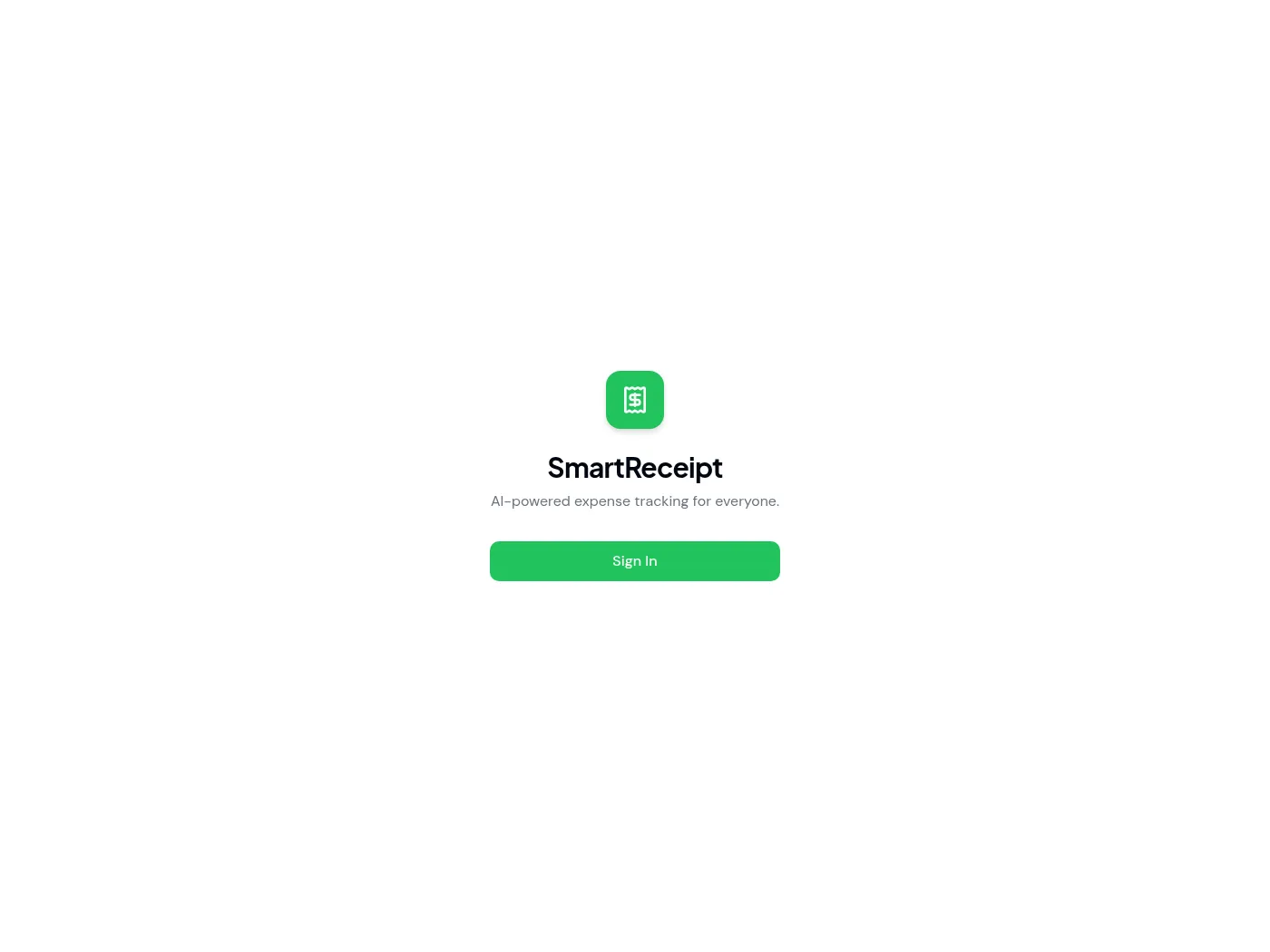 SmartReceipt MVP