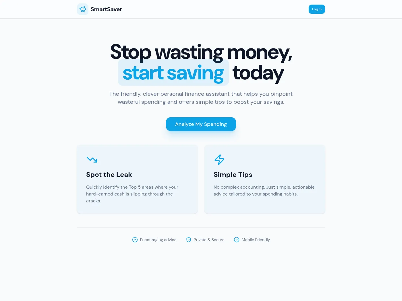 SmartSaver Assistant