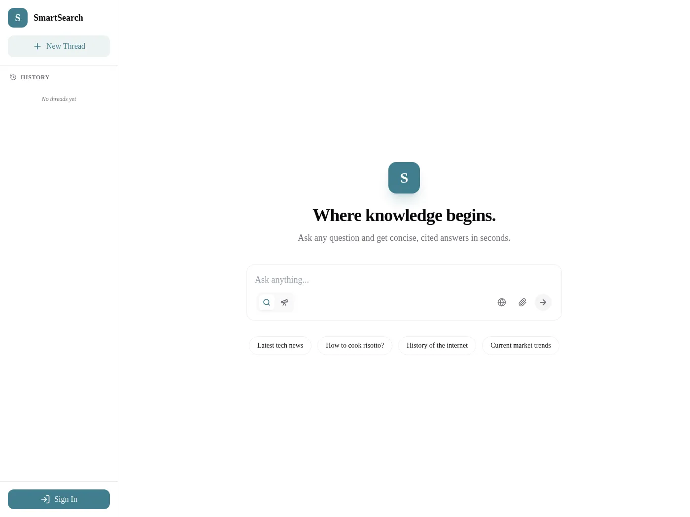 SmartSearch AI Assistant