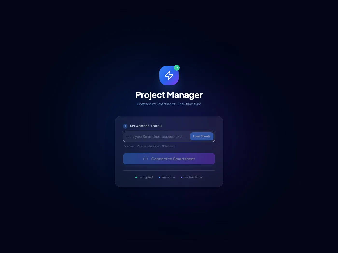 SmartSheet Project Manager