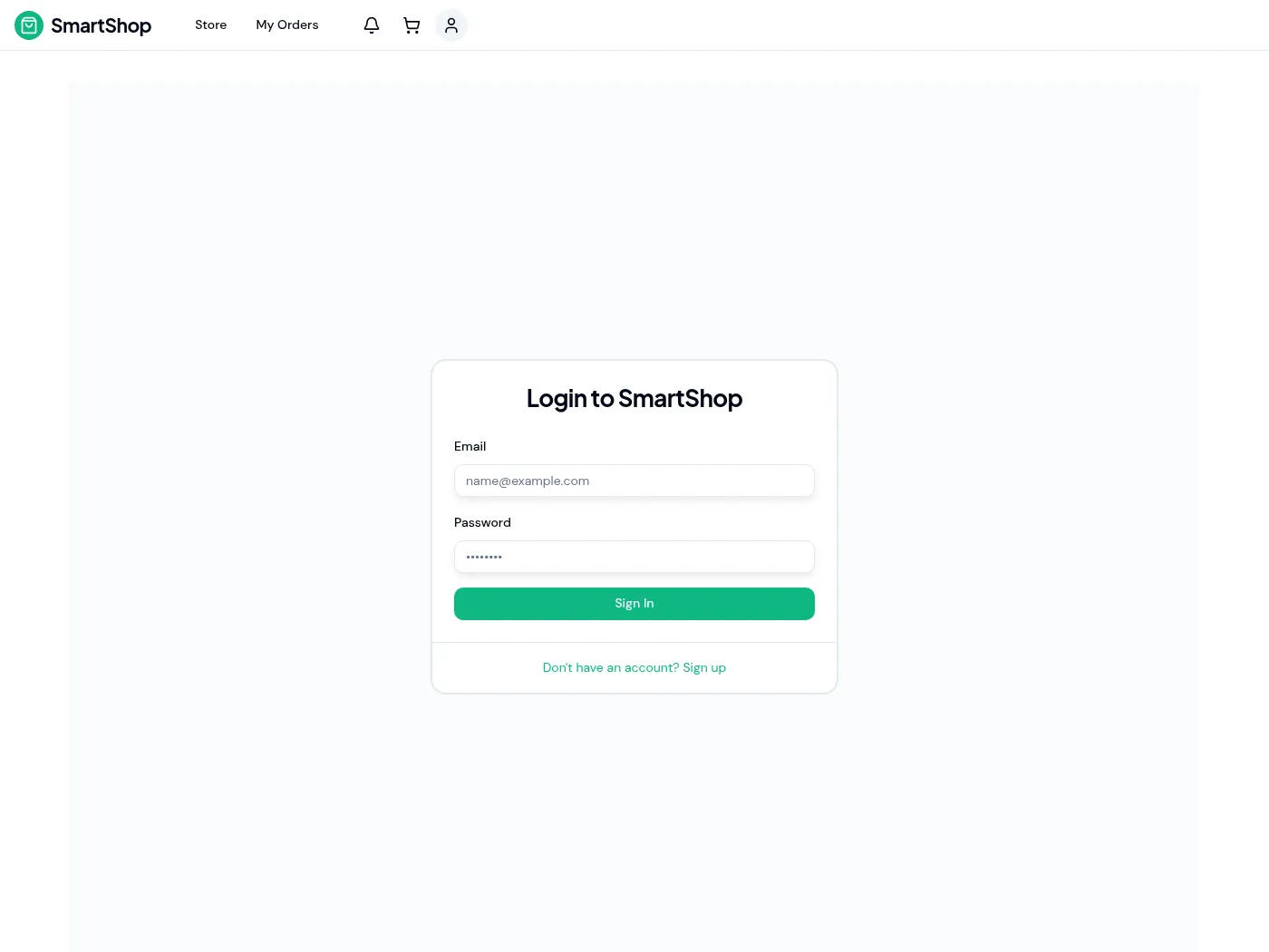 SmartShop Admin & Orders