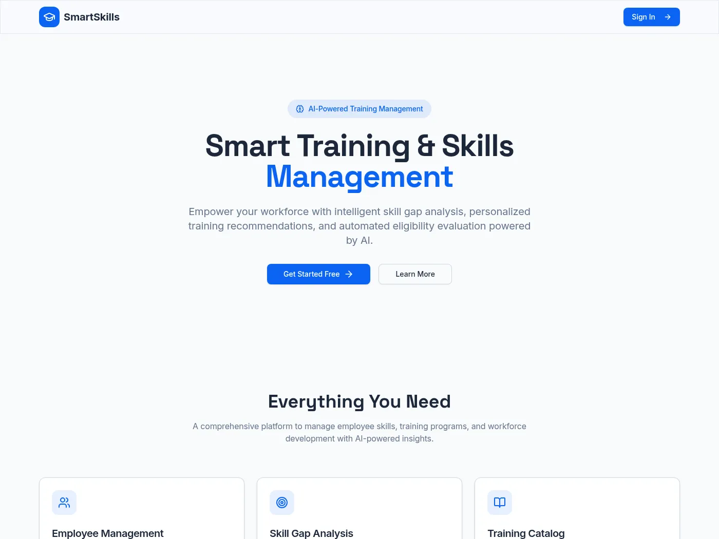 SmartSkills Platform