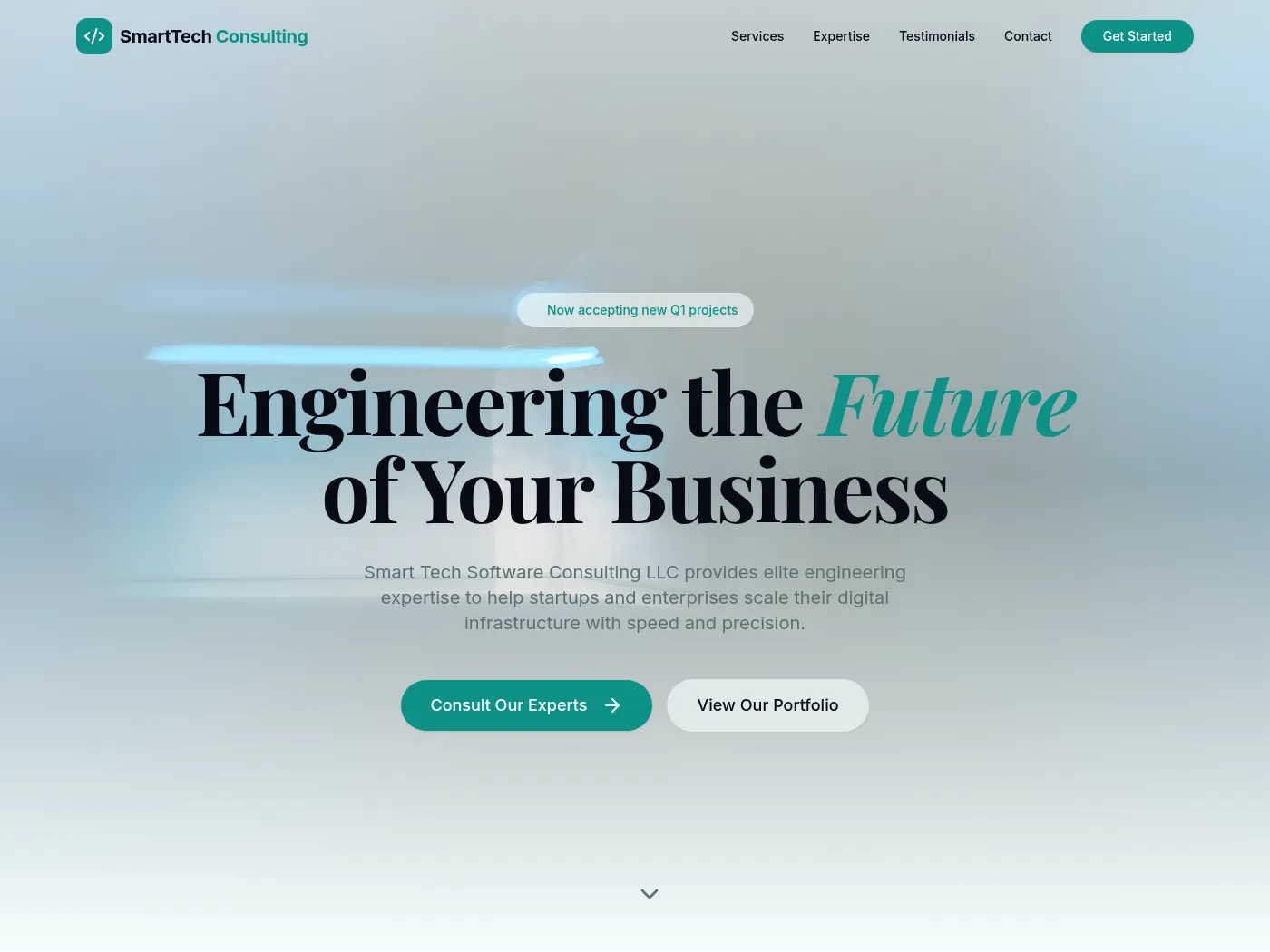SmartTech Landing Page