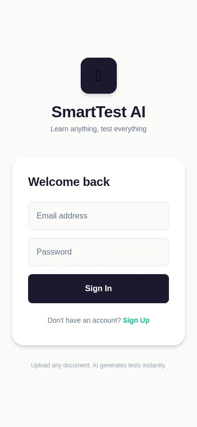 SmartTest Blink Learning