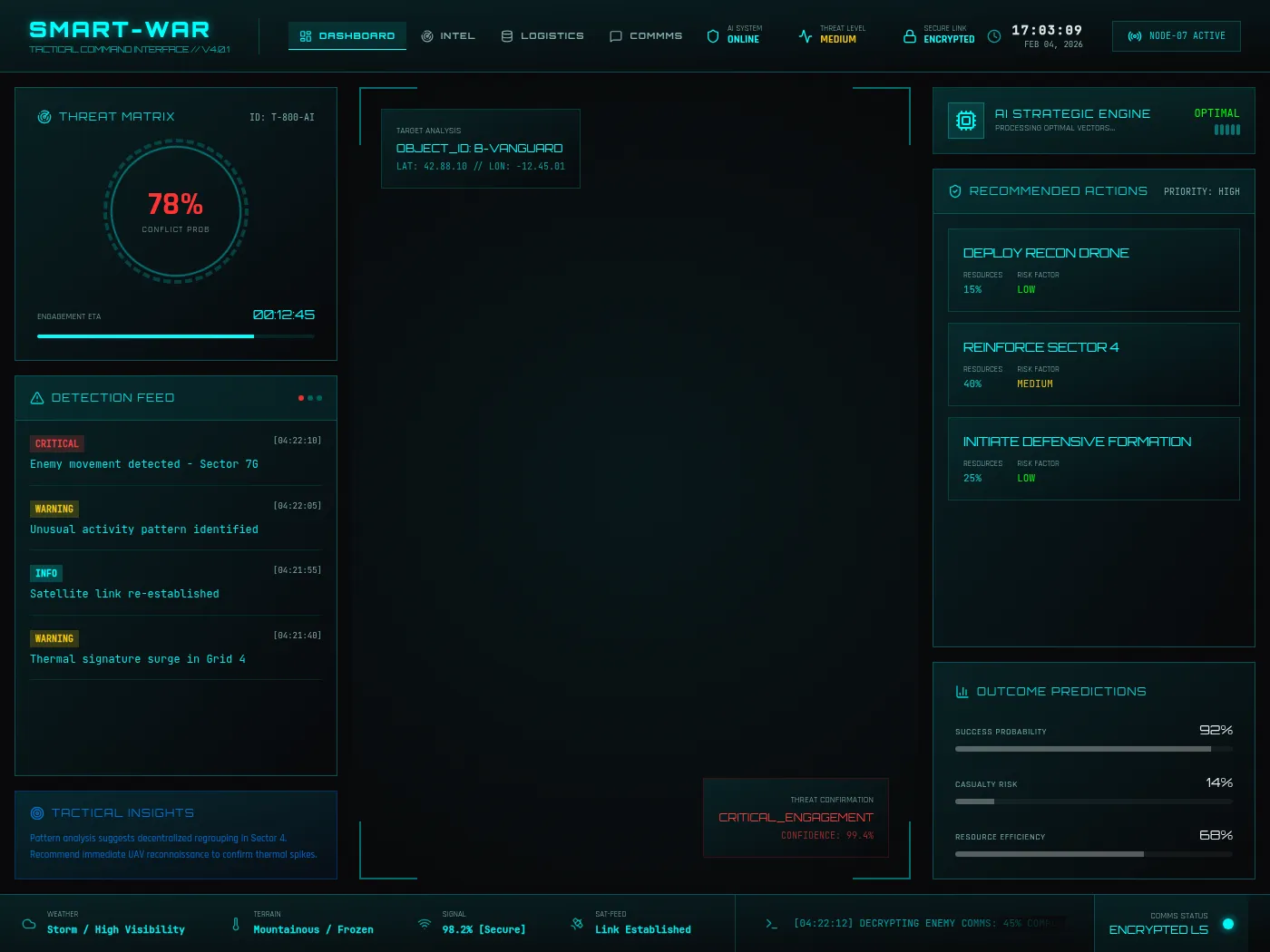 SMART-WAR Command Center