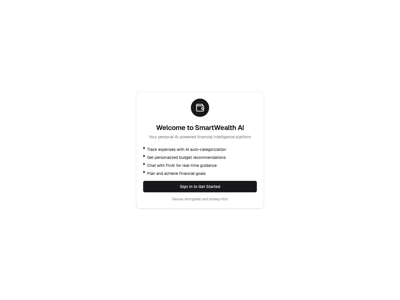 SmartWealth AI