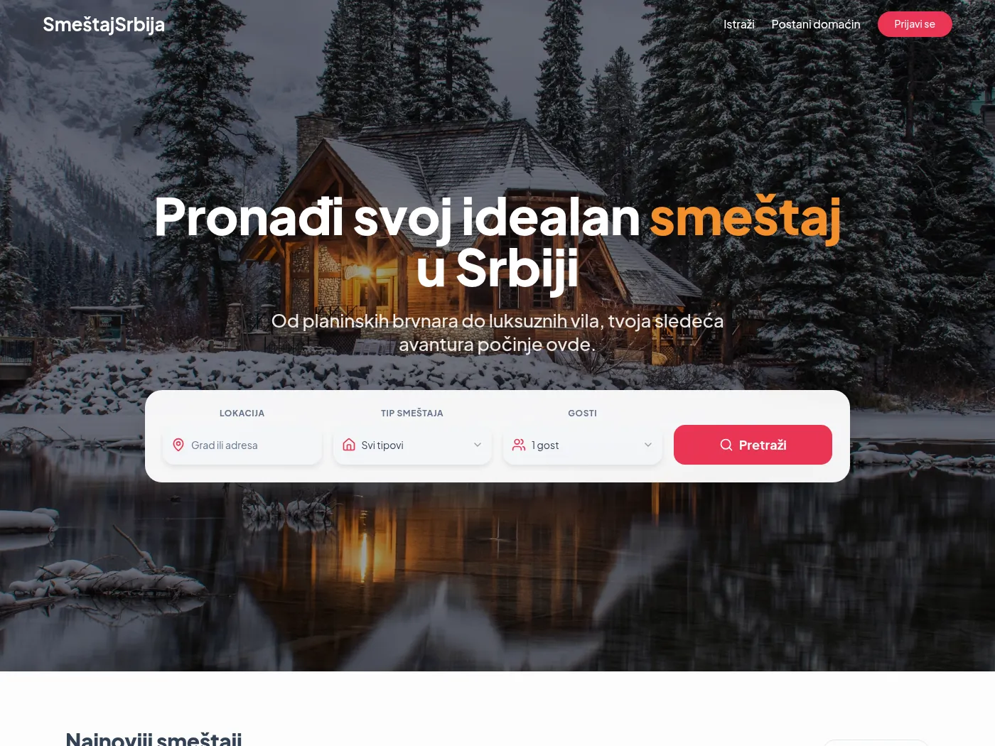 SmeštajSrbija Marketplace