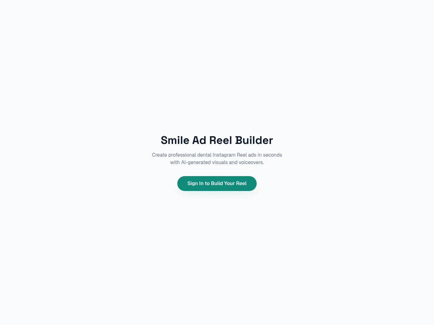 Smile Ad Reel Builder