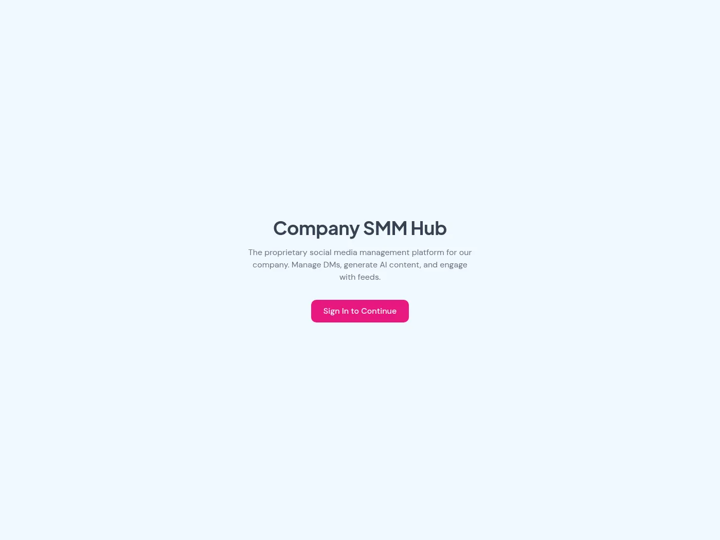 Company SMM Hub