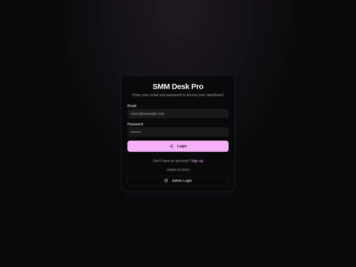 SMM Desk Pro