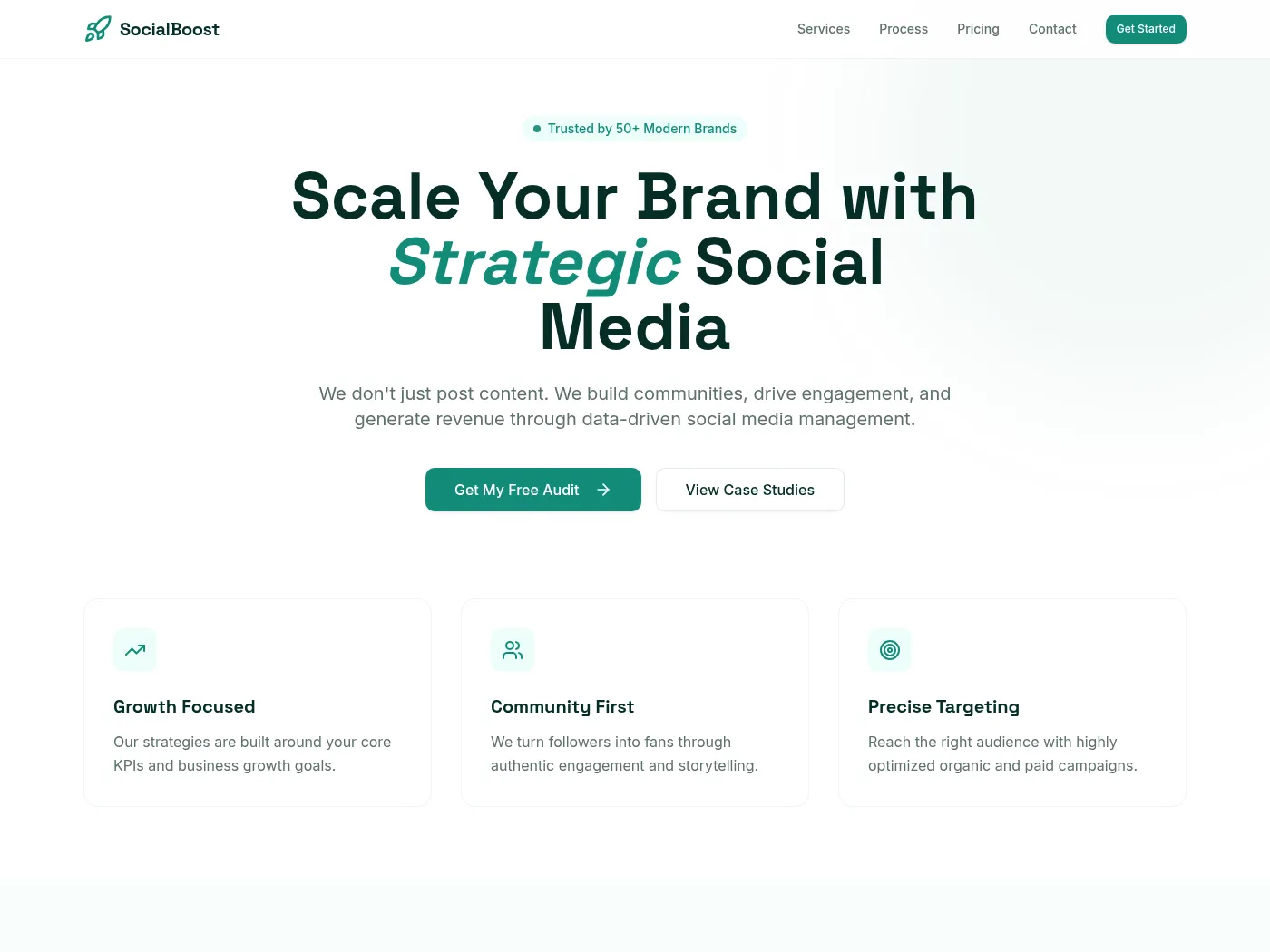 Simple SMM Website