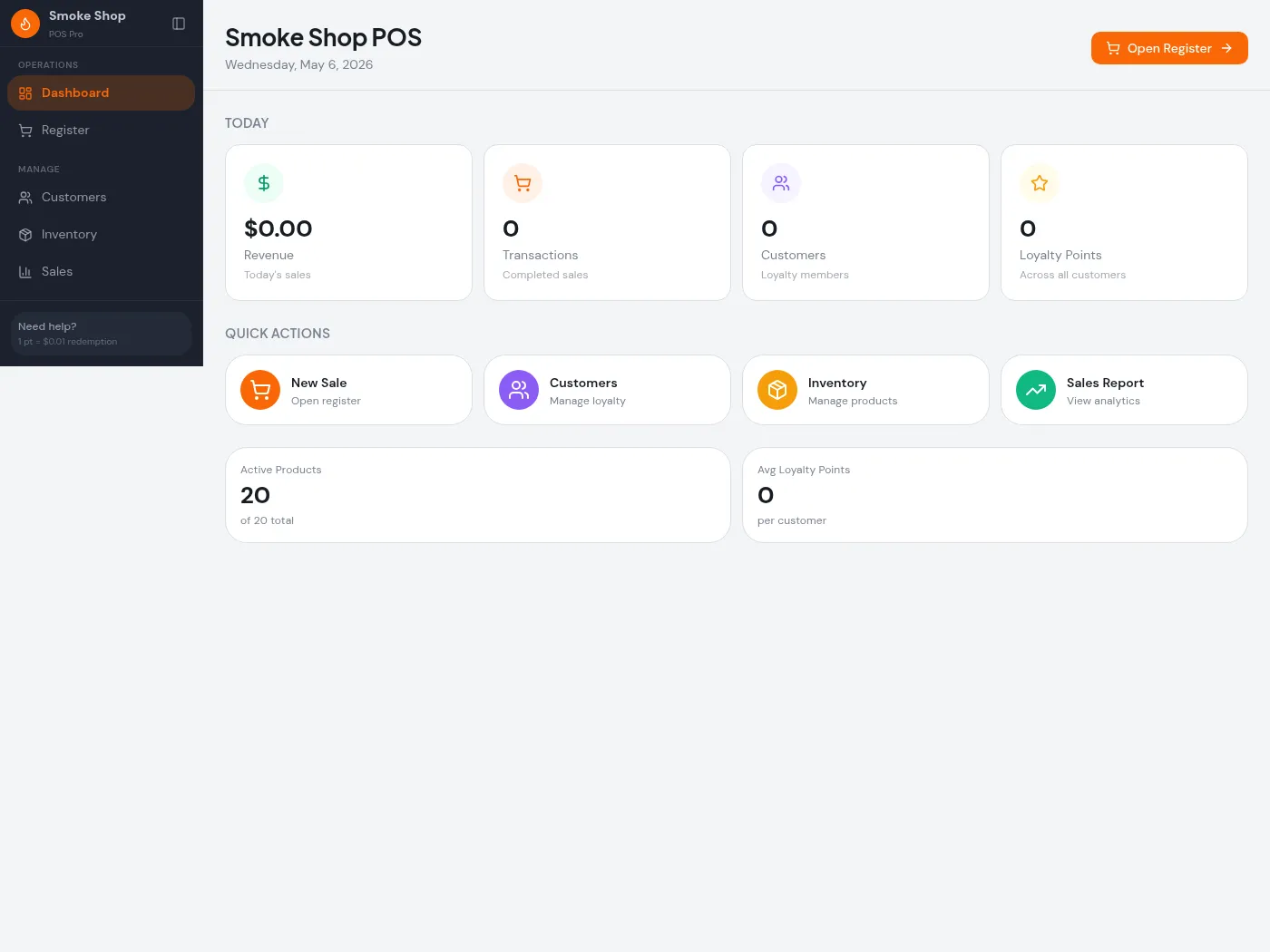Smoke Shop POS Pro