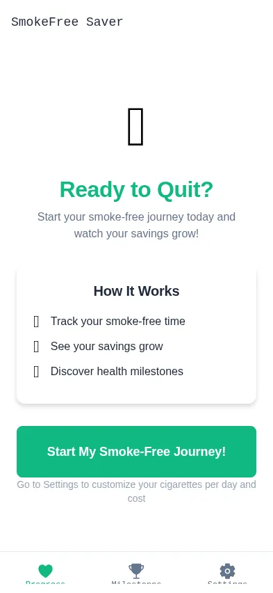 SmokeFree Saver