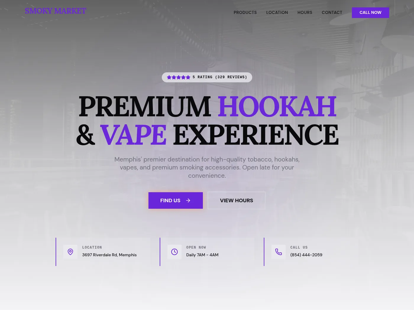 Smoky Market Web Presence