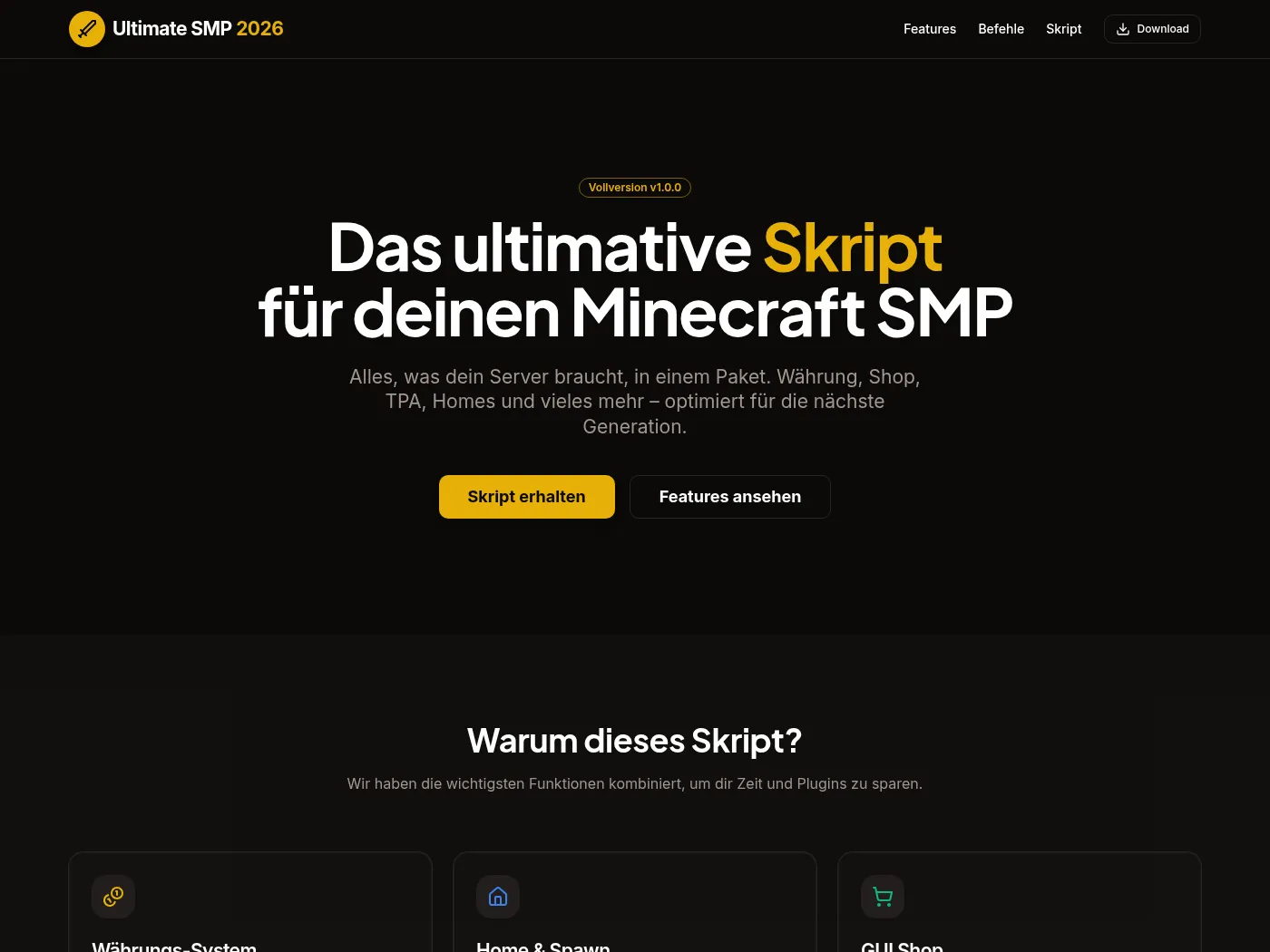 Ultimate SMP Script 2026