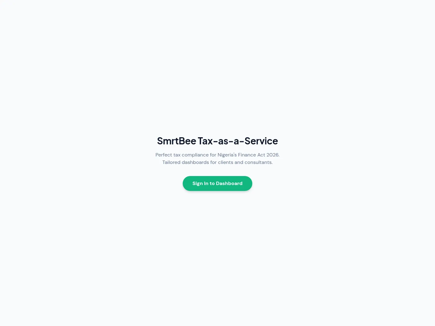 SmrtBee Tax Dashboard