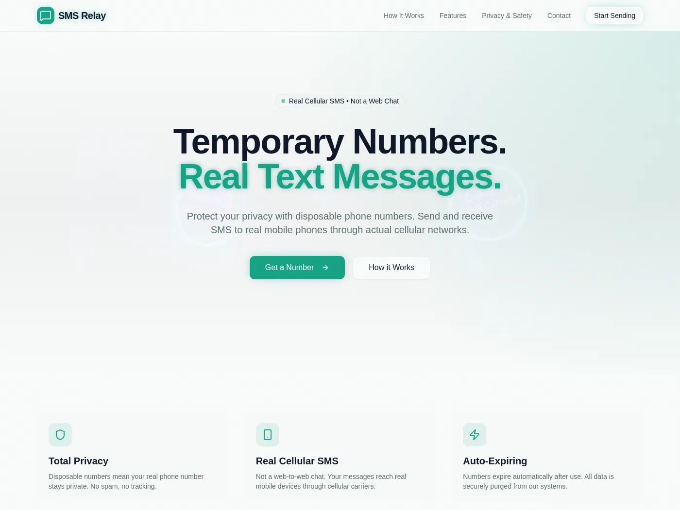 SMS Relay Web App