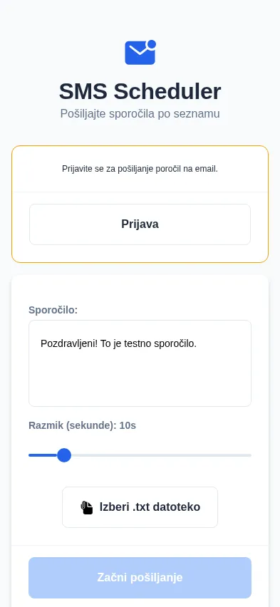 SMS Sender Android App