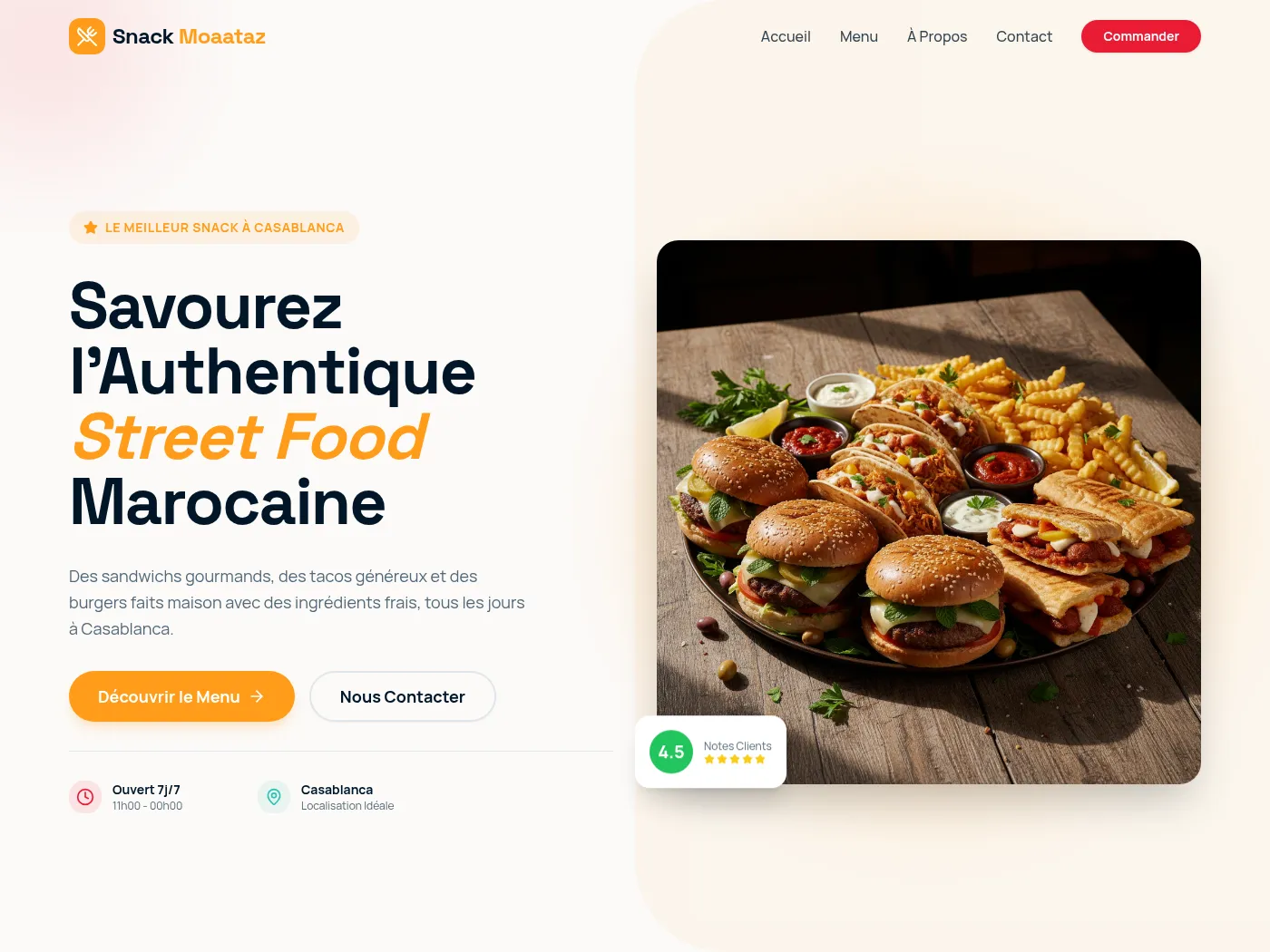 Snack Vitrine Site