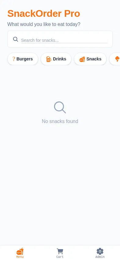 SnackOrder Pro