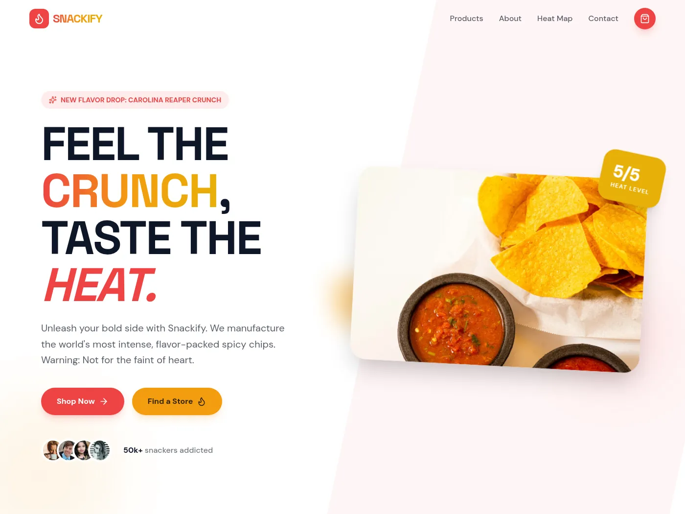 Snackify Website