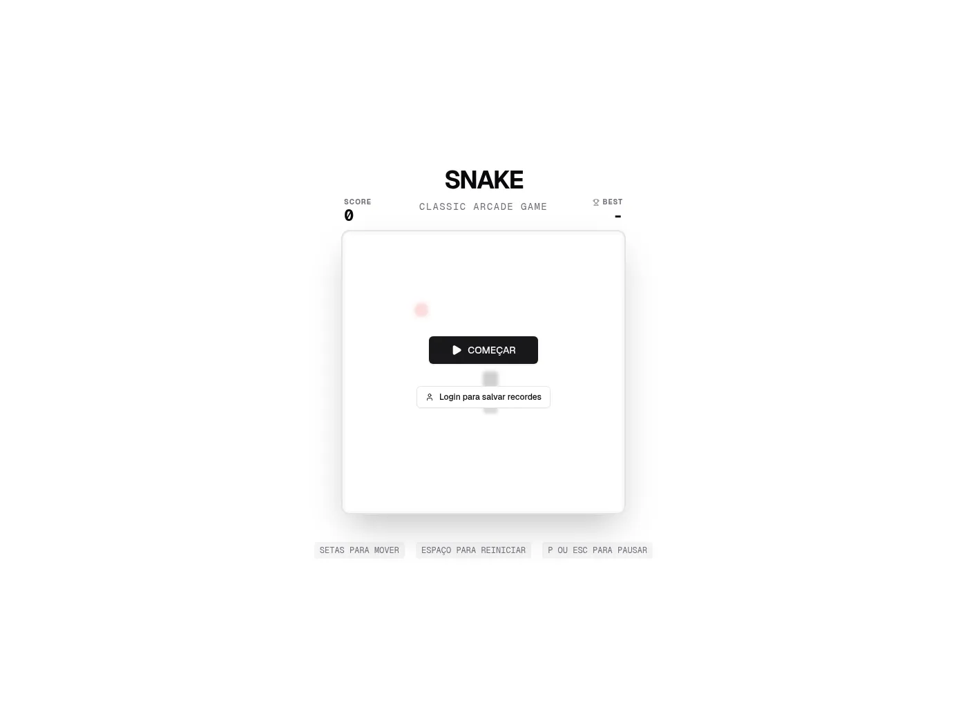 Classic Snake Game