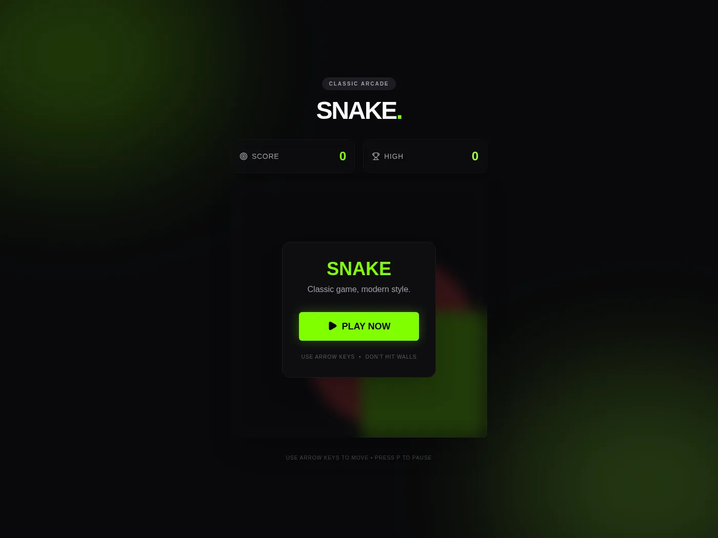 Snake Game Classic