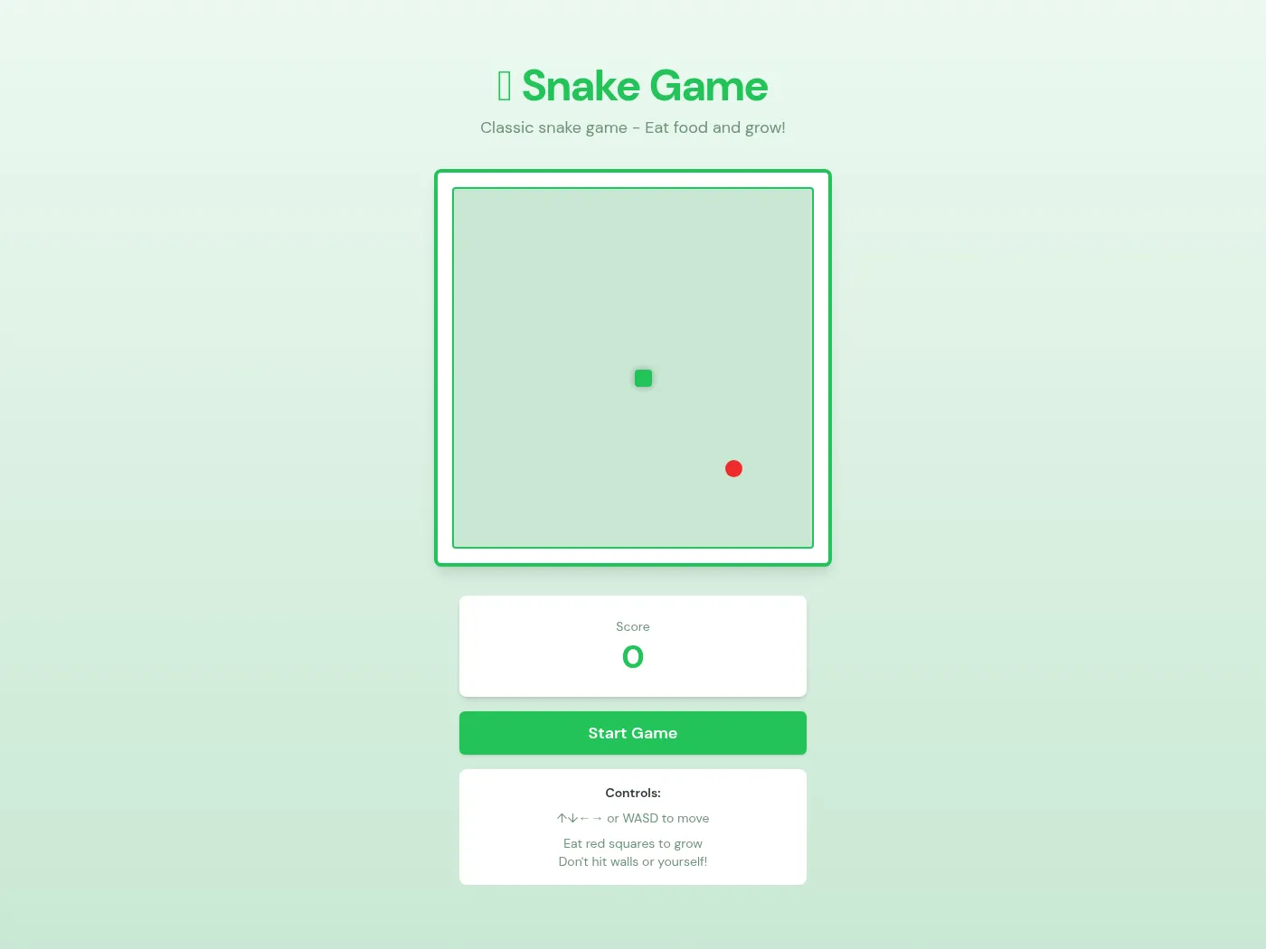 Snake Game Classic