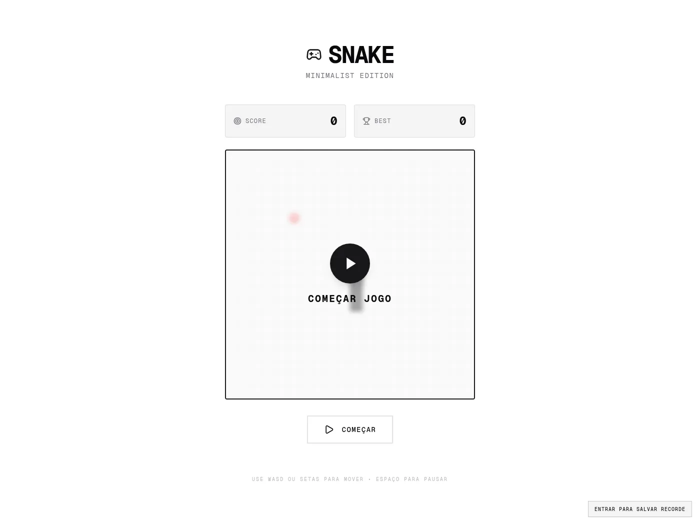 Snake Game Simple