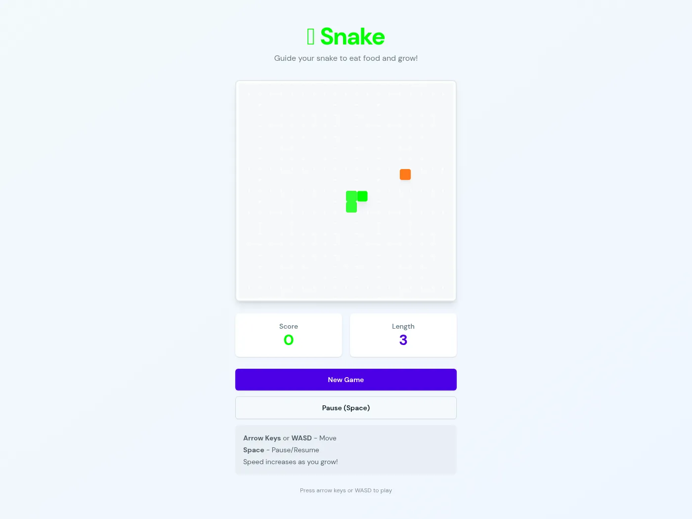 Simple Snake Game