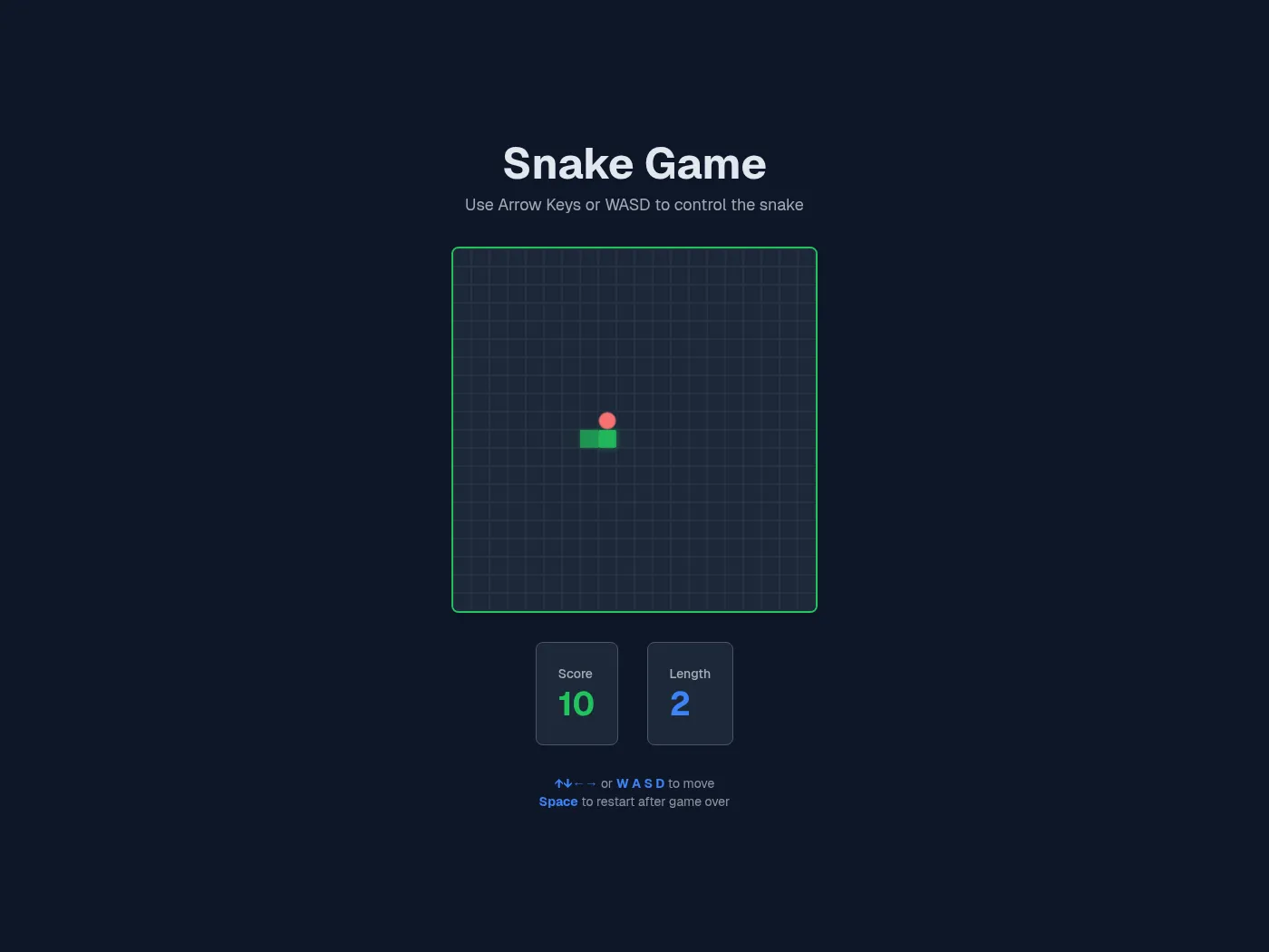 Snake Game Simple