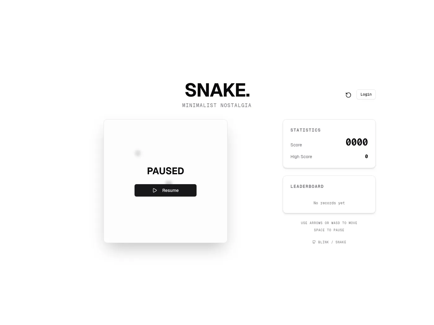 Simple Snake Game
