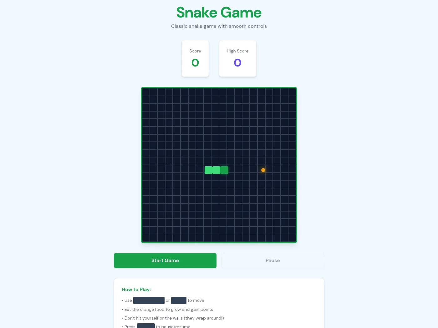 Simple Snake Game