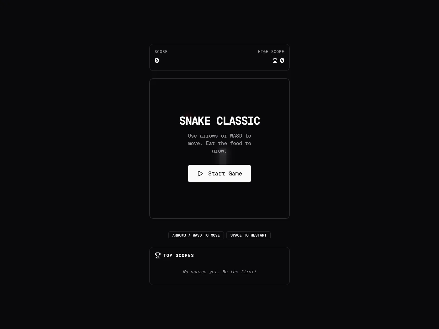 Snake Game Classic